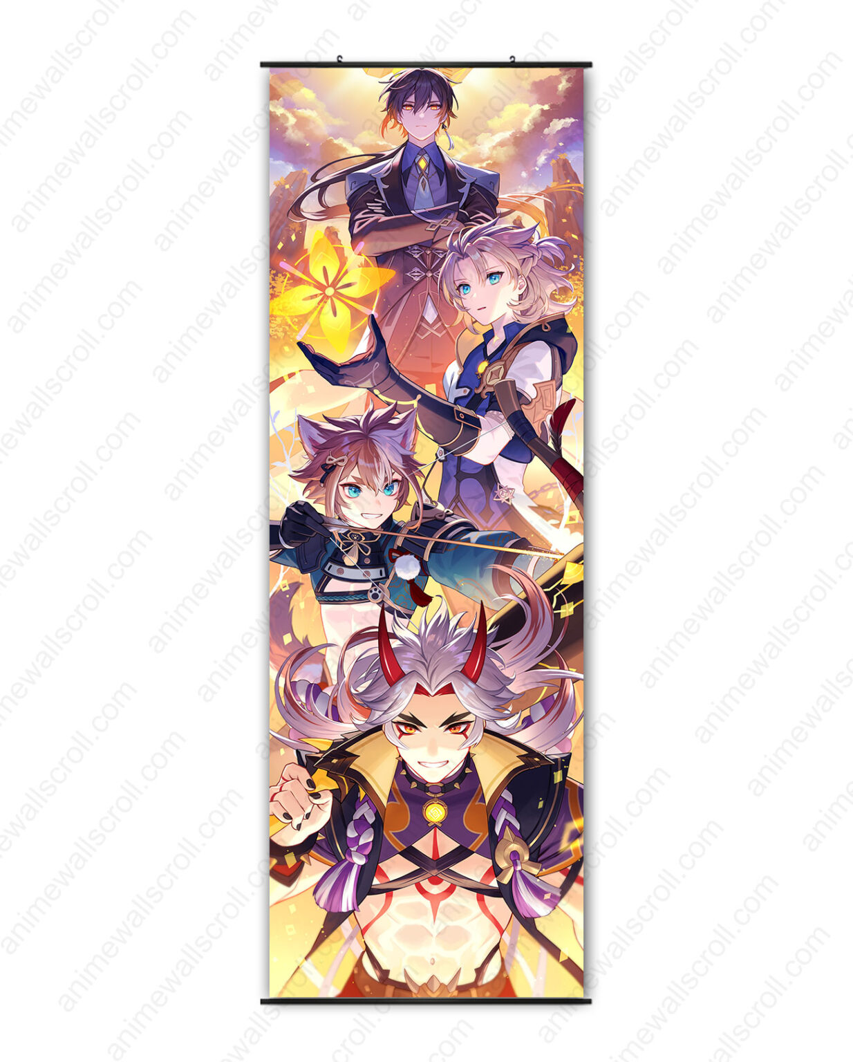 Genshin Impact Large Wall Scrolls - Anime Wall Scrolls