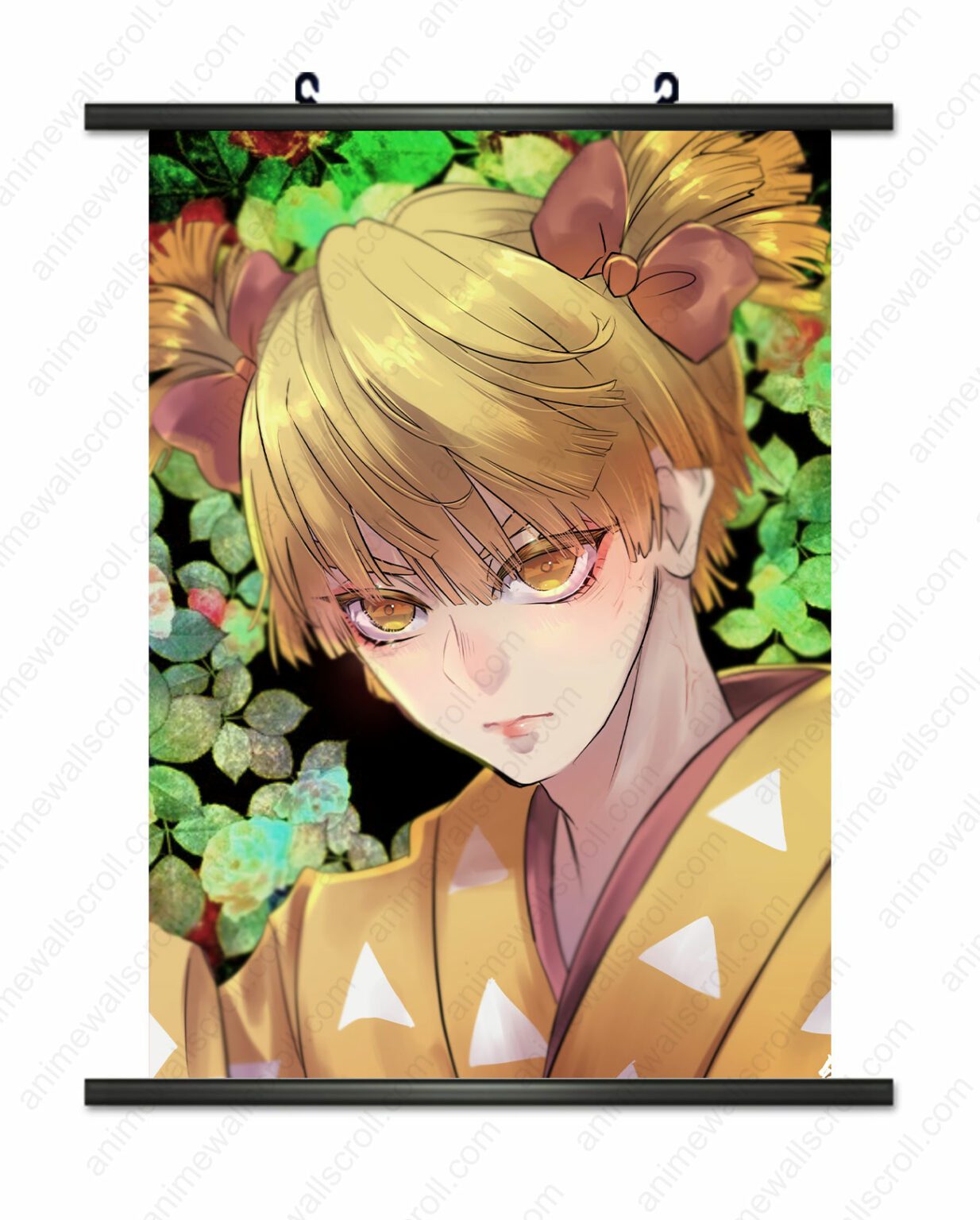 Agatsuma Zenitsu Demon Slayer Wall Scroll - Anime Wall Scrolls