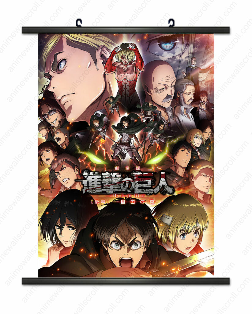 Attack On Titan Scroll Poster - Anime Wall Scrolls