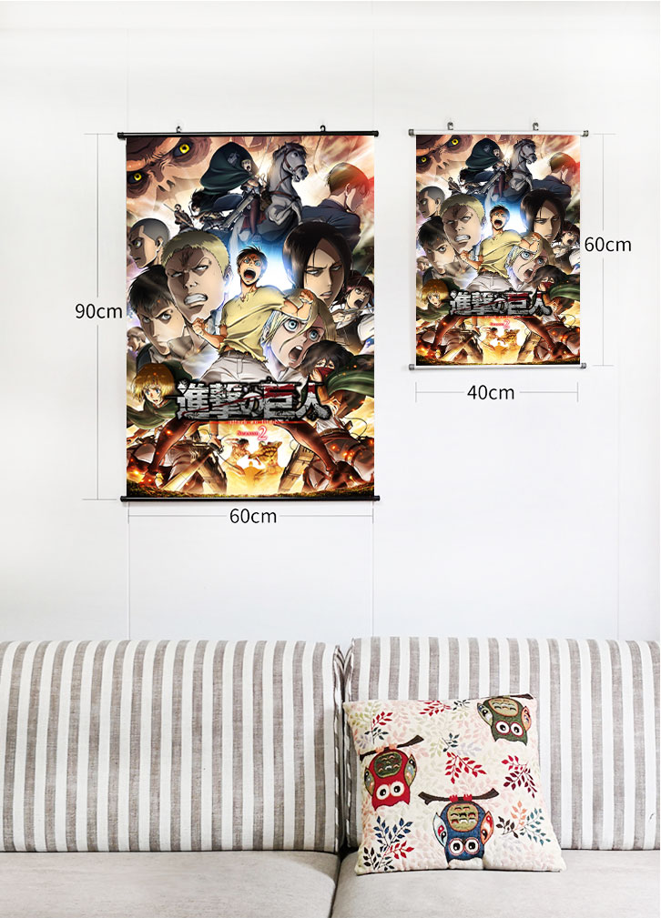 Attack On Titan Wall Scroll - Anime Wall Scrolls