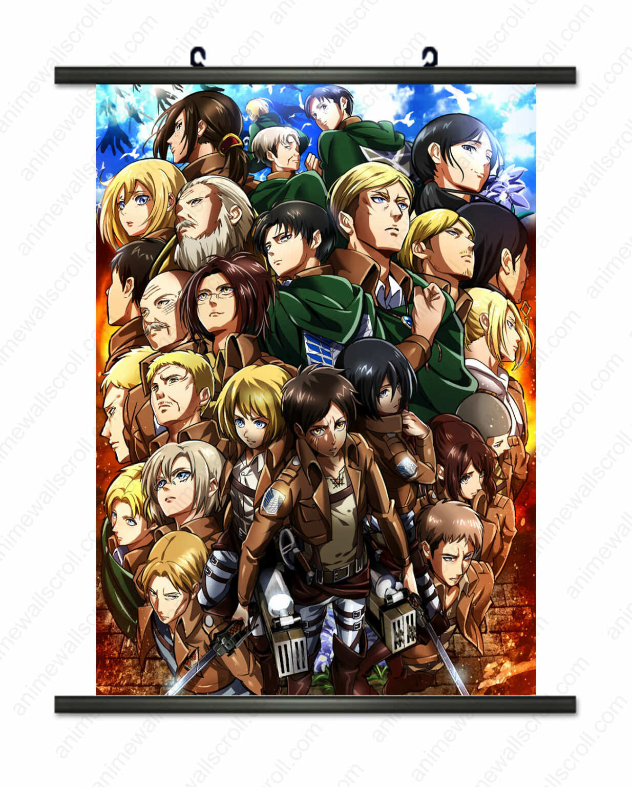 Attack On Titan Wall Scroll Ver1 - Anime Wall Scrolls